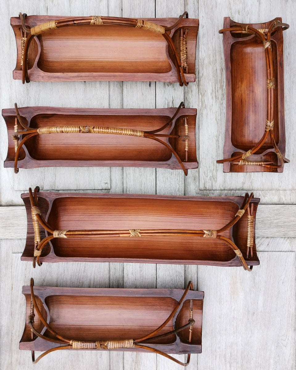 Bamboo section tray – Sop Moei Arts